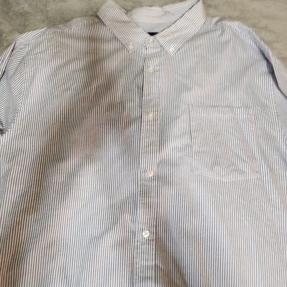 Basic Editions | Shirts | Classic Blue Striped Mens Shirt | Poshmark
